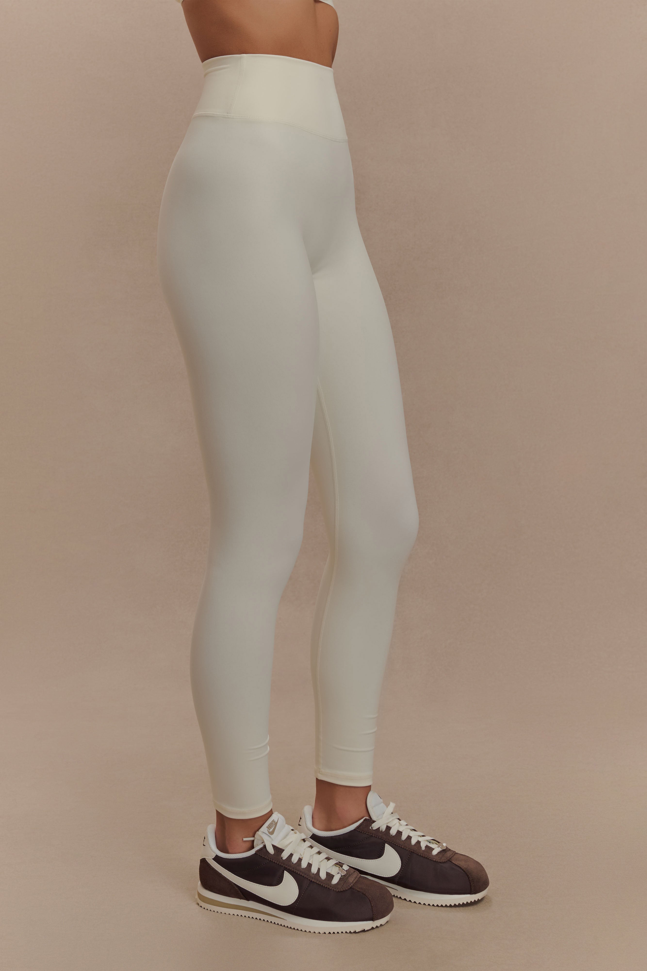 Callie Active Leggings - Ivory & MESHKI US