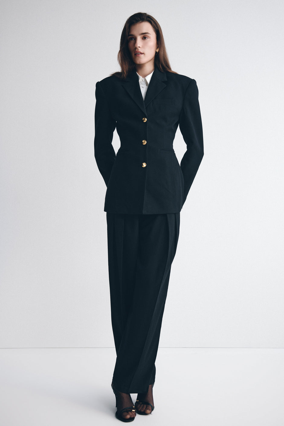 Deborah Faux Leather Coat - Cherry Red & MESHKI US