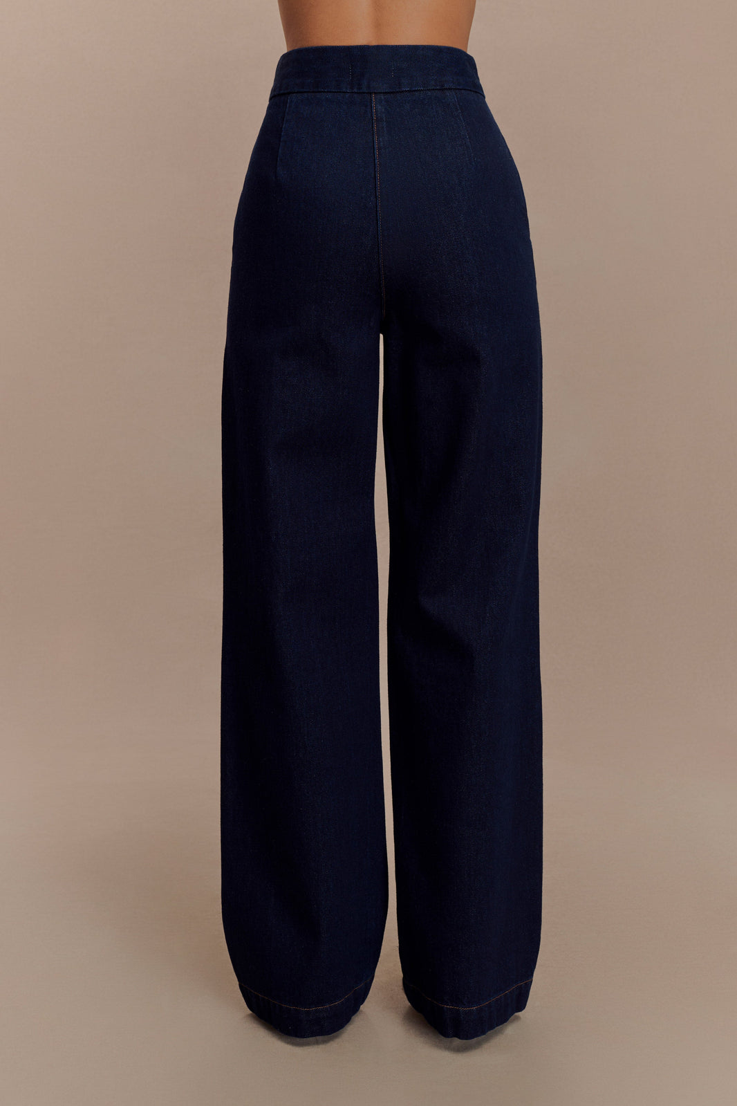 Rayne Off Shoulder Denim Top - Indigo Blue & MESHKI US