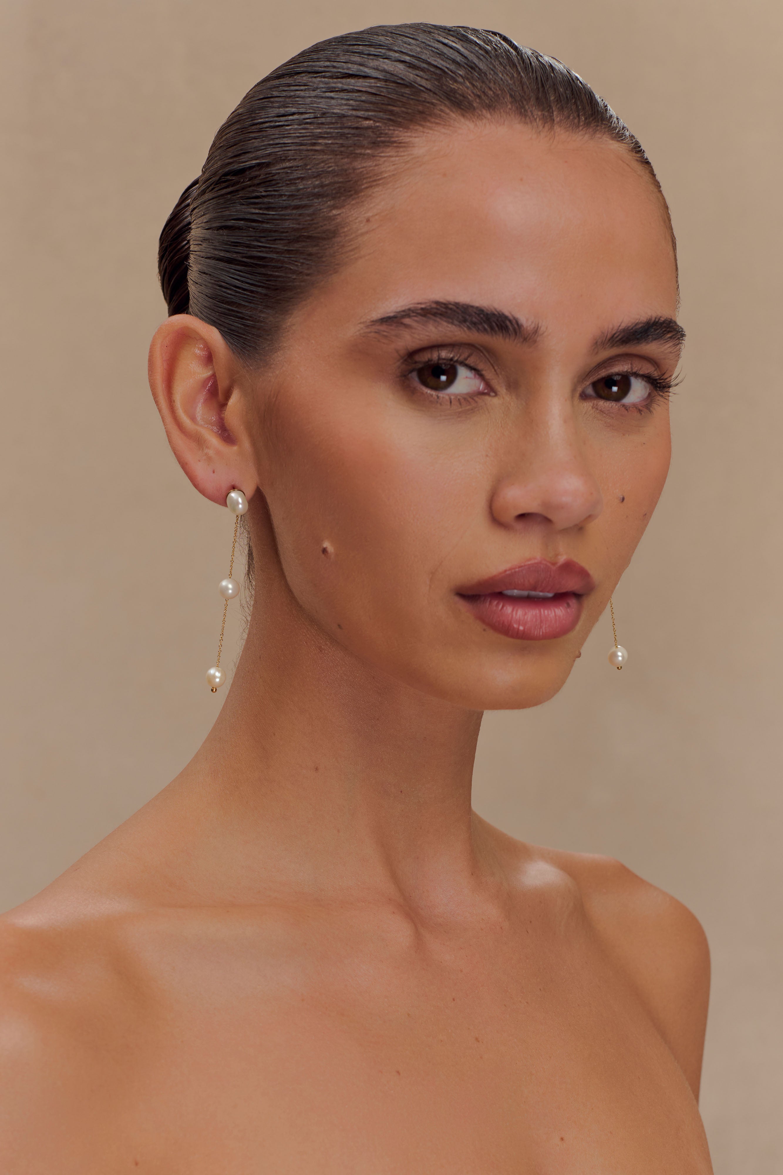 Reena Pearl Mesh Mule - Ivory & MESHKI US