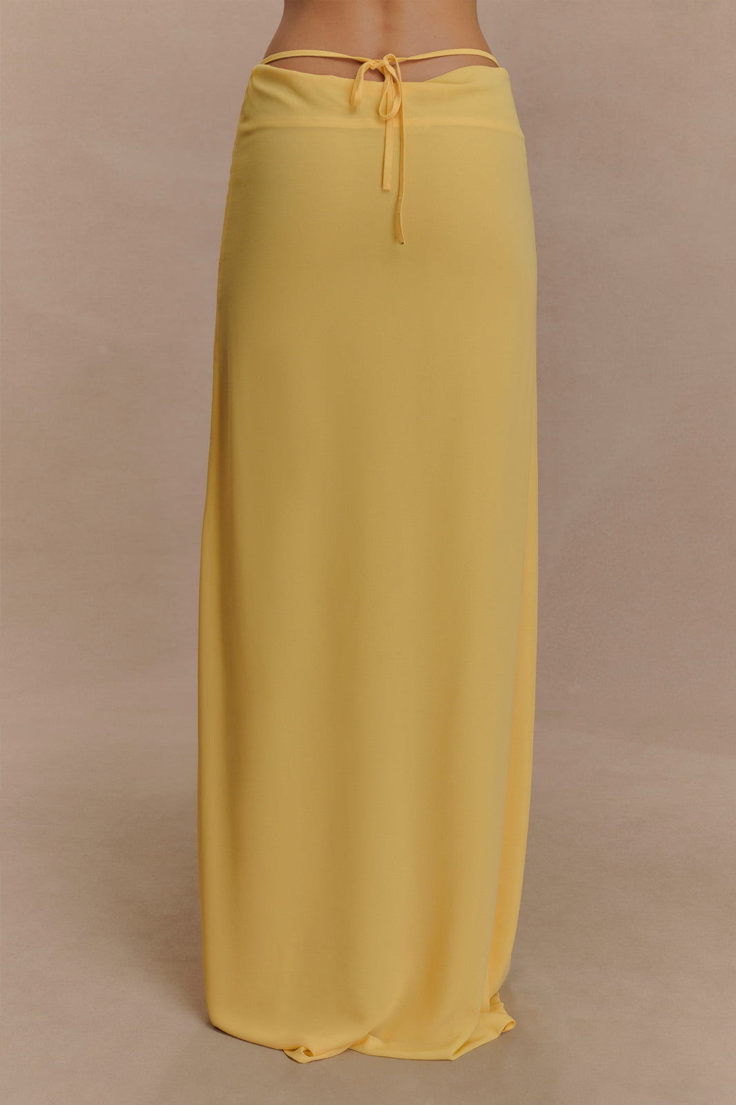 Korra Chiffon Halter Top - Butterscotch & MESHKI US