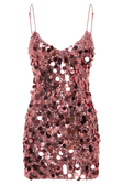 Romilly Sequin Mini Dress - Candy Pink & MESHKI US