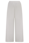 Campbell Cotton Wide Leg Pants - White & MESHKI US