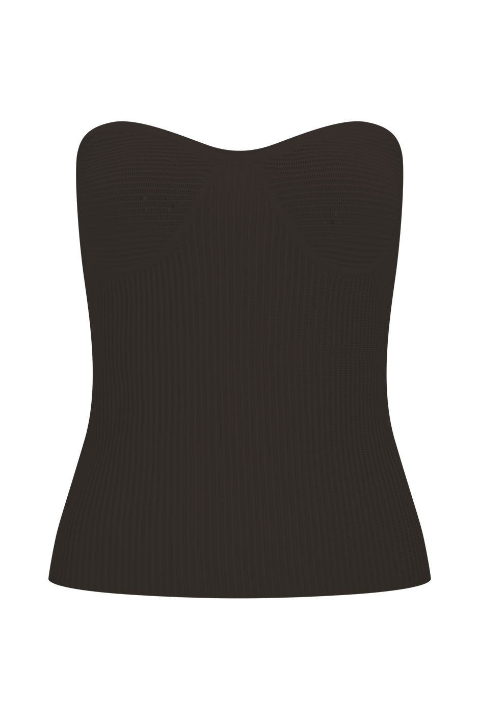 Elodie Ribbed Knit Pants - Chocolate & MESHKI US