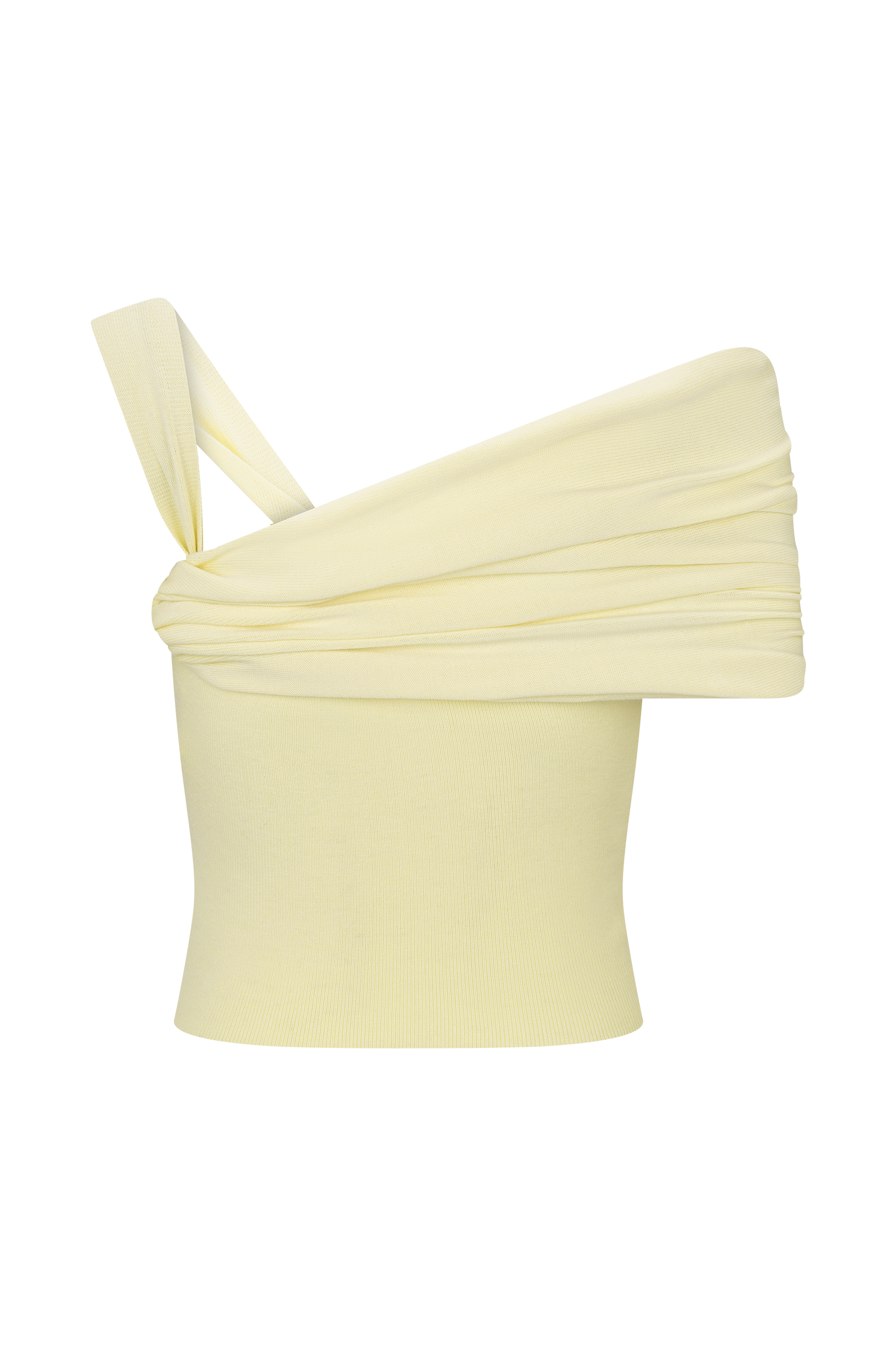 Irene Gathered Knit Maxi Skirt - Lemon & MESHKI US