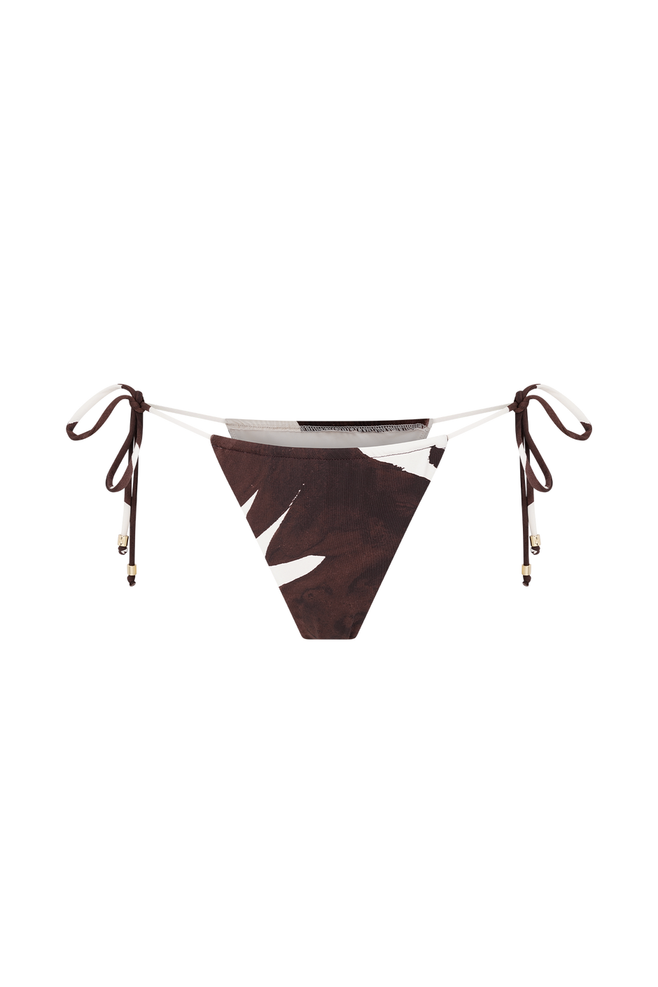 Marquise Bikini Top - Chocolate Deco Fleur Print & MESHKI US